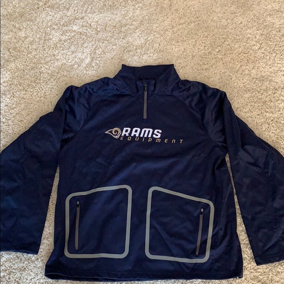 Reebok | Sweaters | Authentic La Rams Zip Up Brand New | Poshmark